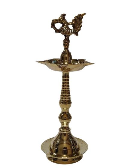 Brass Peacock Diya Oil Lamp