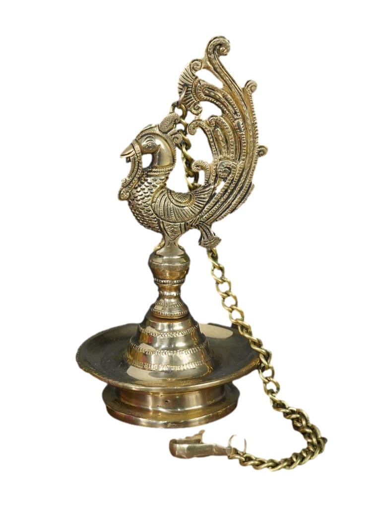 Brass Annapakshi Hanging Diya